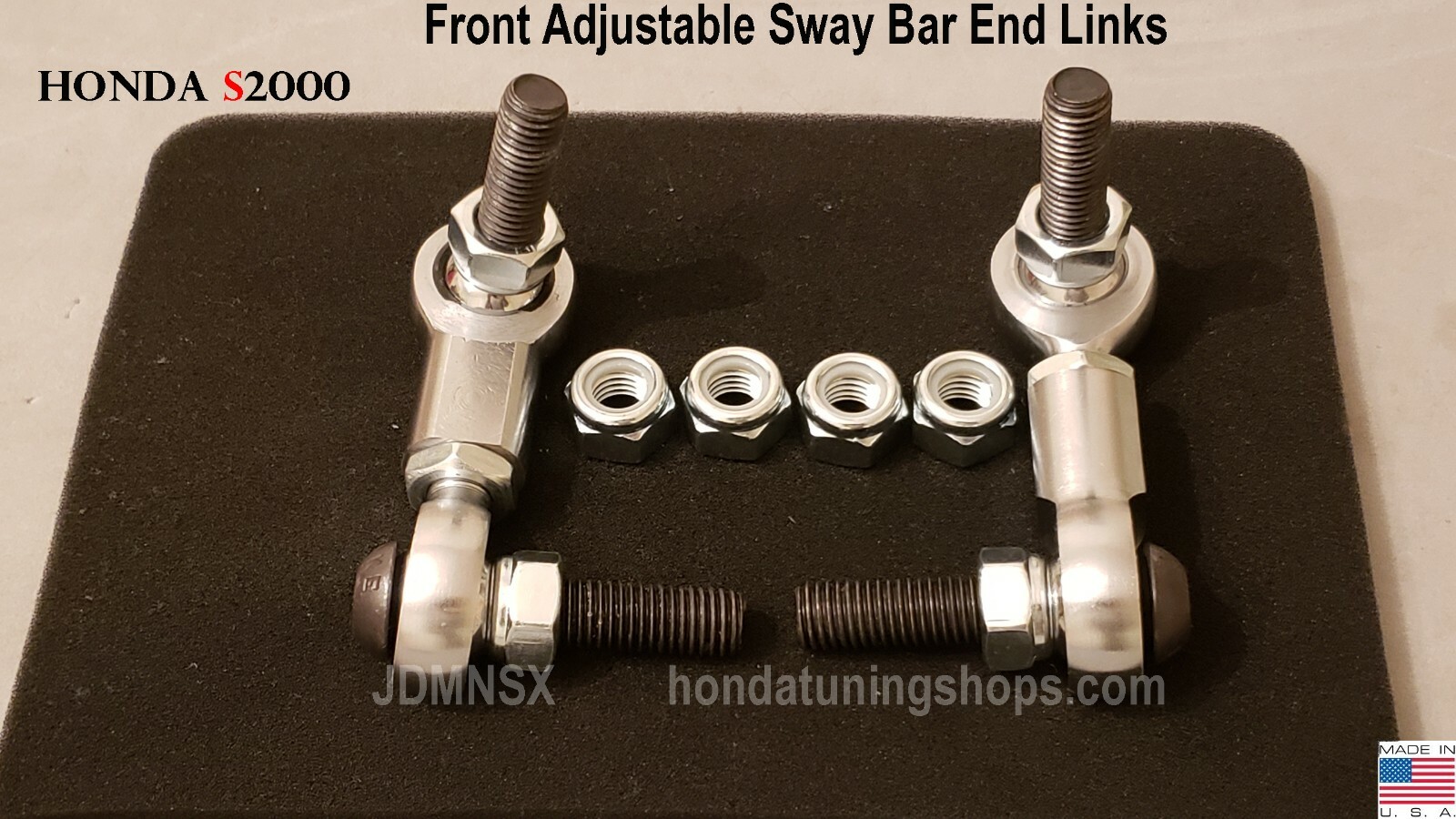 00 to 09 Honda S2000 Front Adjustable Sway / Stabilizer End Links, S ...