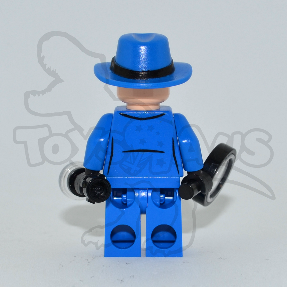 THE QUESTION Custom Pad Printed Minifigure Justice League Unlimited JLU ...