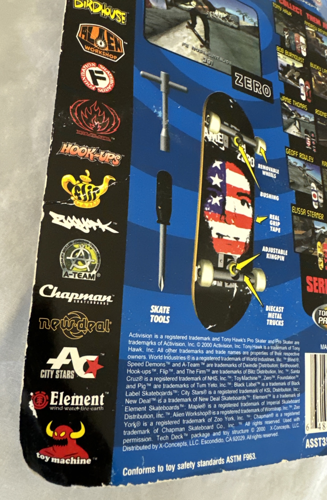Tech Deck Tony Hawks Pro Skater 2 Jamie Thomas VINTAGE RARE NEW IN BOX