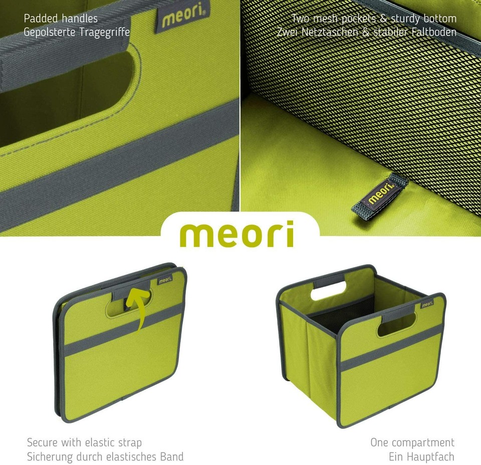 NEW Meori Foldable Box Faltbox Storage Container Organizer Green | eBay