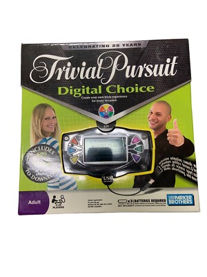 Adult Trivial Pursuit Digital Choice Game 25th Celebration Edition ...