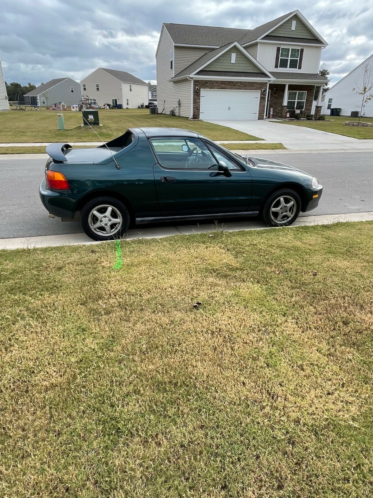 Honda Del Sol Si, 1.6L,1997, green, VTEC, 2 door coup, removable top ...