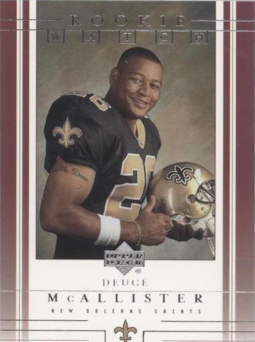 2001 Upper Deck - Rookie Watch Deuce McAllister #205 (RC) for sale ...