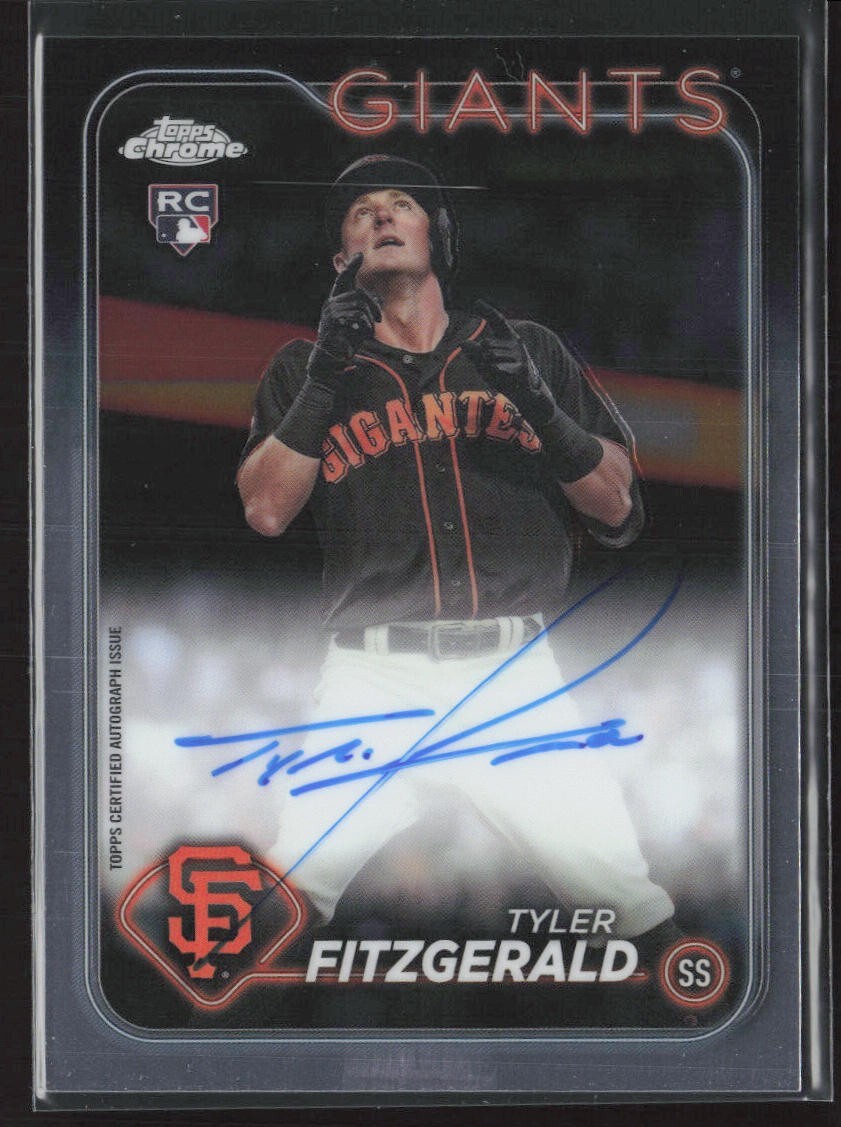 2024 TOPPS CHROME ROOKIE AUTO TYLER FITZGERALD RC | eBay