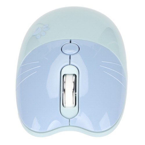 (Blue)2.4G Dual Mode Wireless Mouse Cute Cartoon Cat Paw Computer | eBay