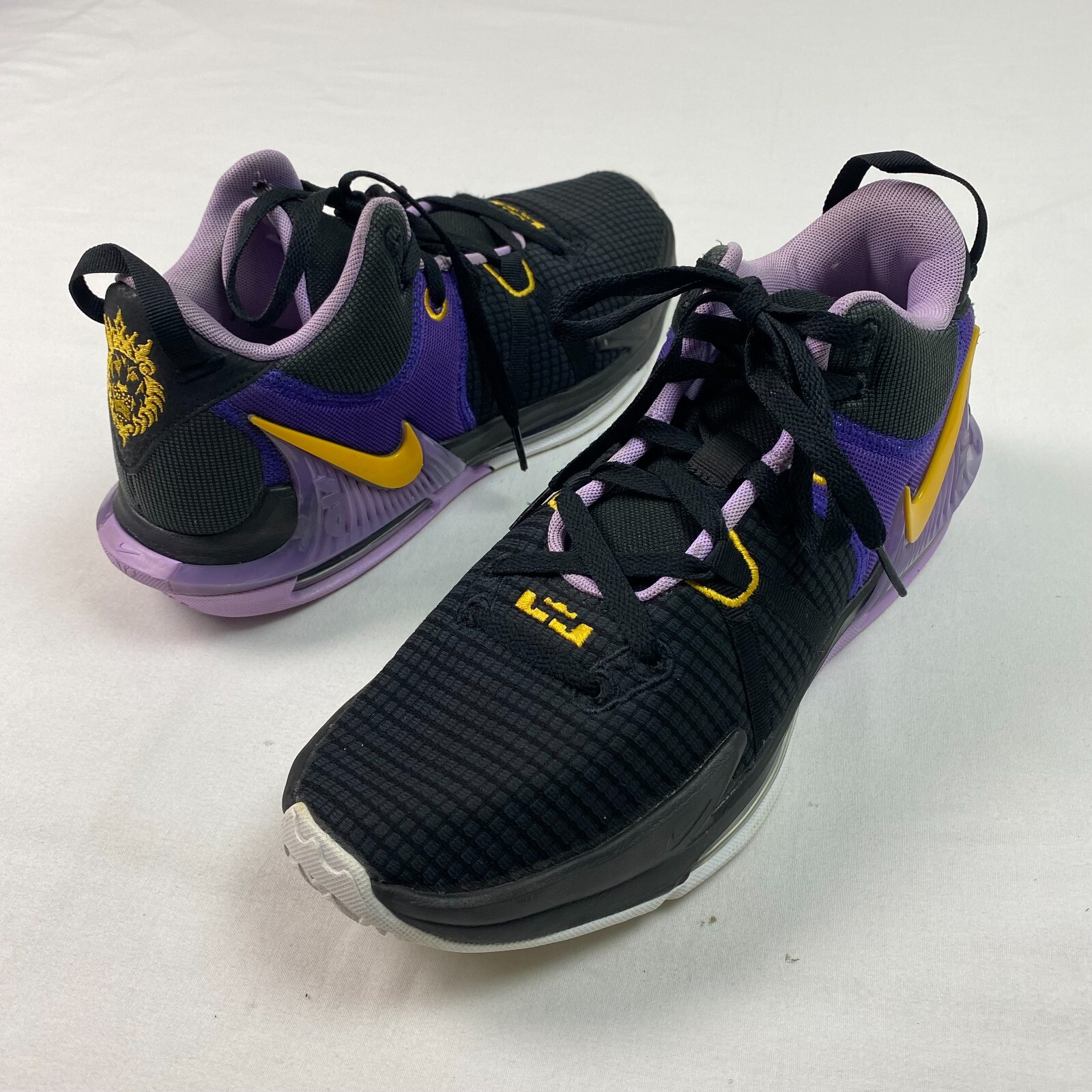 Nike Lebron Witness 7 Mid Mens Basketball Shoes Black… - Gem