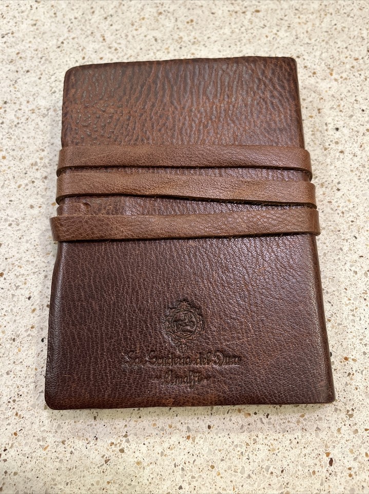 Leather Journal Notebook Notepad - Rustic Handmade Vintage Leather ...