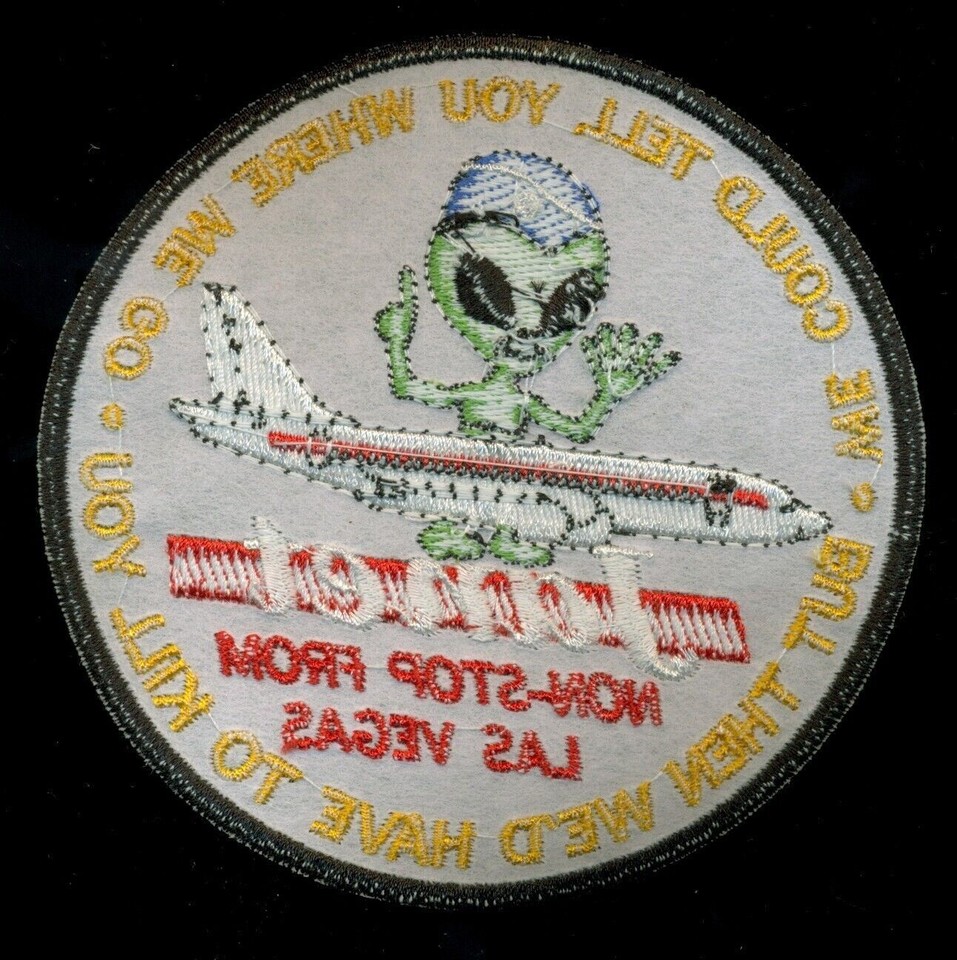 USAF Janet Air Airline Western Tonapah Test Range Patch N-16 | eBay