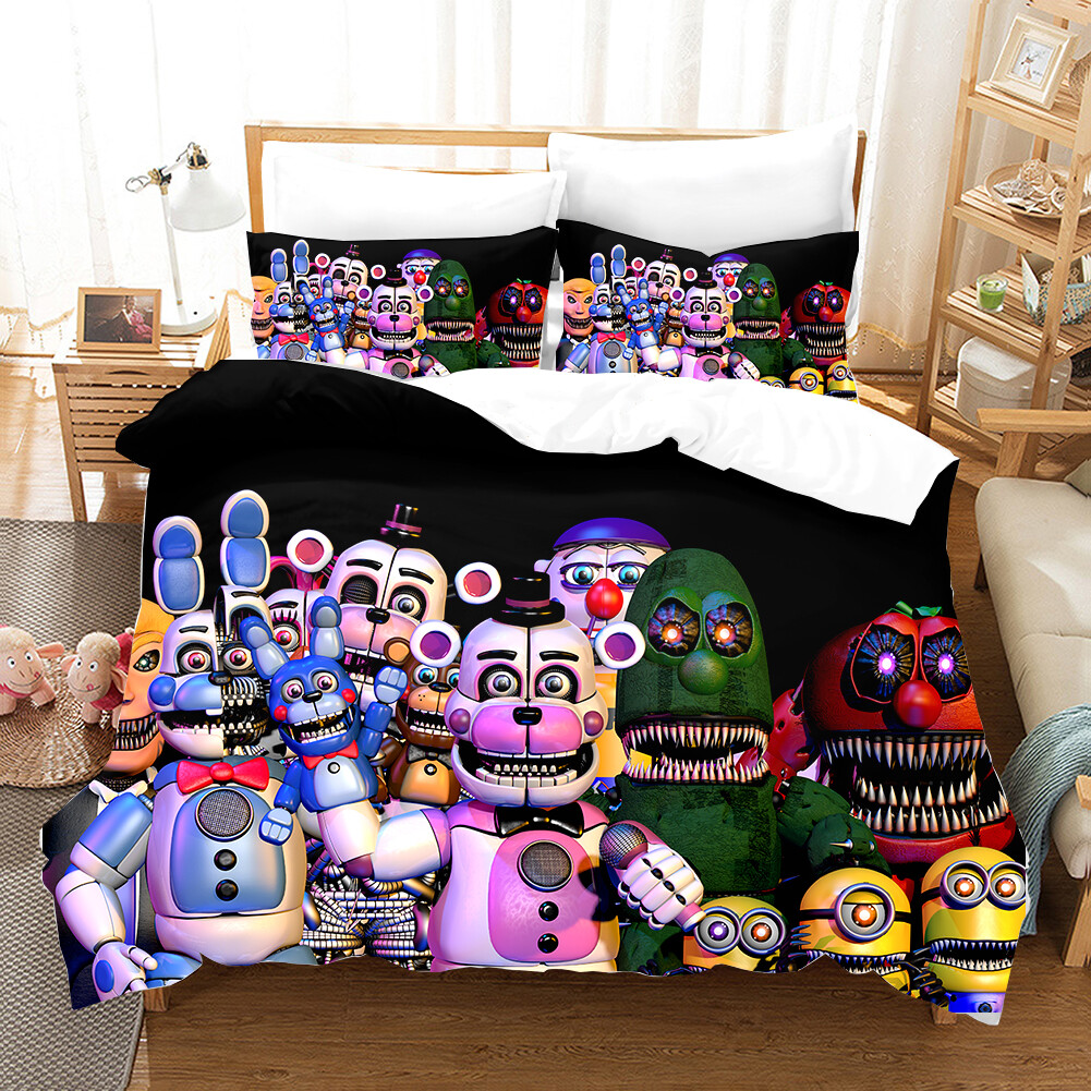 3D Five Nights at Freddy's Duvet Cover Bedding Set FNAF Quilt Cover ...