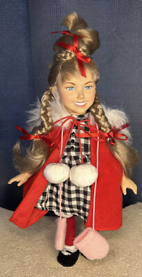Cindy Lou Who Doll How the Grinch Stole Christmas Dr Seuss Whobilation ...
