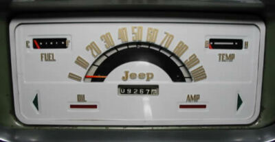 New 1962-1965 Kaiser Jeep Gladiator and Wagoneer Speedometer Glass | eBay