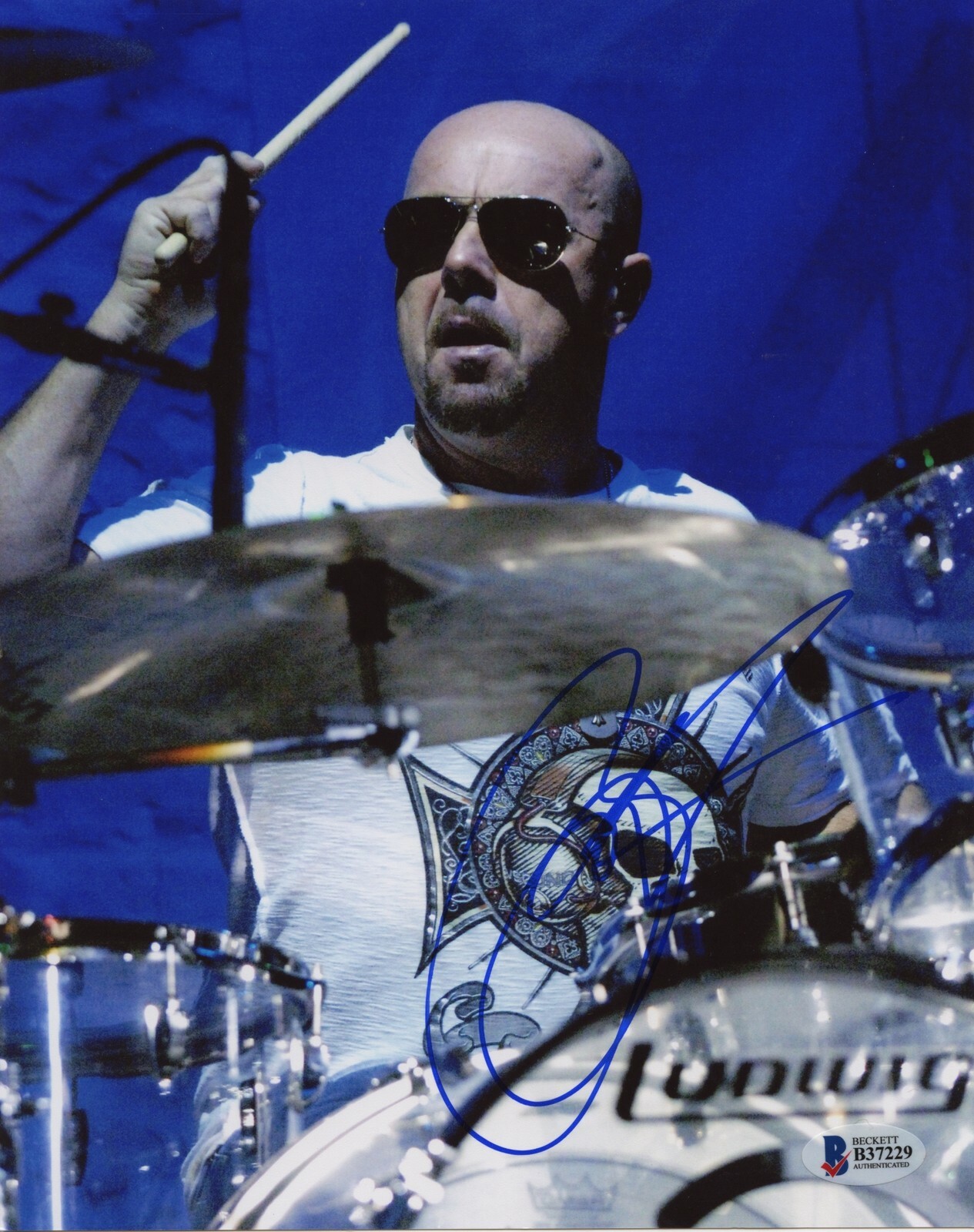 JASON BONHAM 8x10 Photo Signed Autographed Auto BAS Beckett Led Zepplin ...