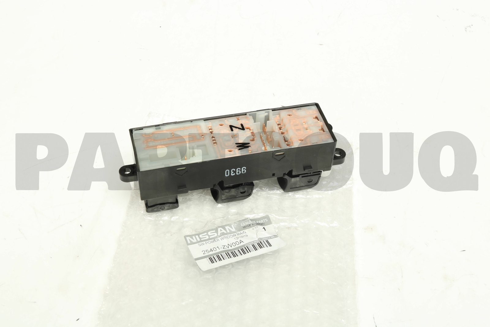 25401ZW00A Genuine Nissan SWITCH ASSY-POWER WINDOW,MAIN 25401-ZW00A | eBay