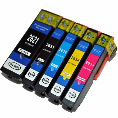Compatible 26XL 5-Set Ink Cartridges T2631 T2636 for XP-600 | eBay UK