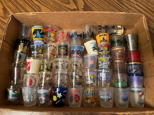 State Souvenir Shot Glasses - Lot of 46 -NEW | eBay