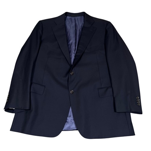 Suitsupply Navy Blue Super 110s 46S | eBay