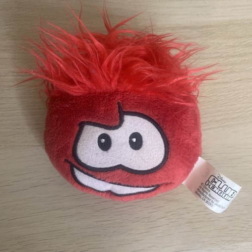 Disney Club Penguin Red Puffle Plush Soft Teddy Bear Toy | eBay UK