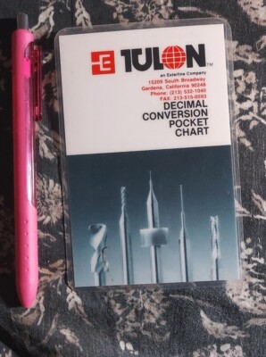 Tulon, Gardena, CA-Decimal Conversion Pocket Chart-Metric/Decimal Drill ...