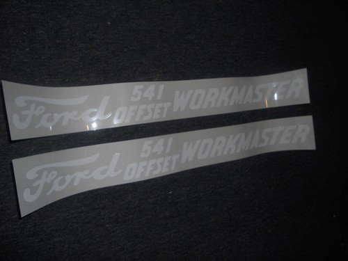 1958 1959 1960 FORD TRACTOR 541 OFFSET WORKMASTER WORK MASTER DECALS ...