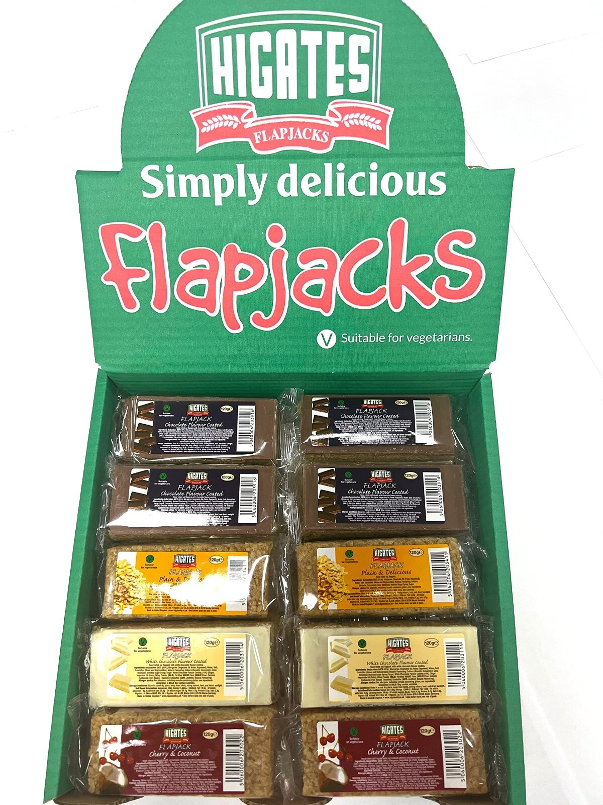 Higates Flapjacks Various Flavours Delicious Treat Tasty Delicious Flap ...