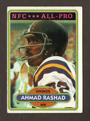 1980 Topps Football Card #467 Ahmad Rashad – Minnesota Vikings | eBay