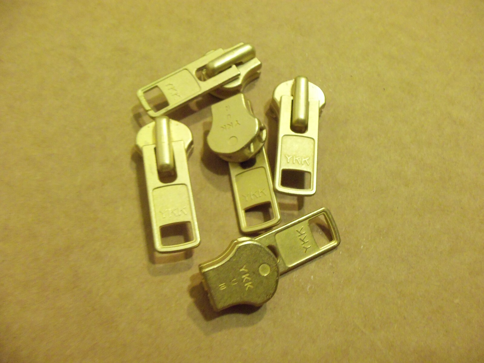 #10 YKK Gold Locking Sliders (Pack Of 5) | eBay