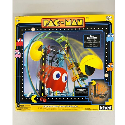 K'nex Pac-Man Roller Coaster Motorized Building Set 432 Pieces New | eBay
