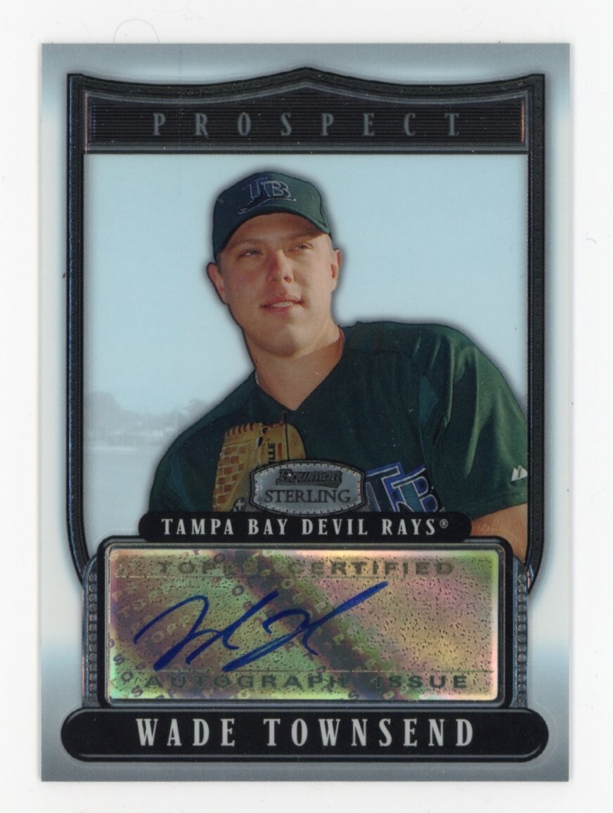 2007 Bowman Sterling Prospect Auto - #BSP-WT Wade Townsend - Tampa Bay ...