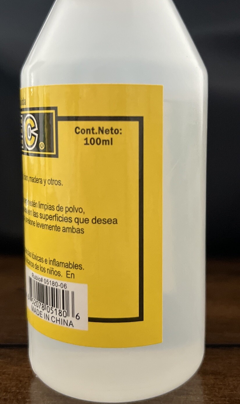 UTEC Clear Glue Craft Fabric Floral Adhesive Liquid Silicone 100ml ...