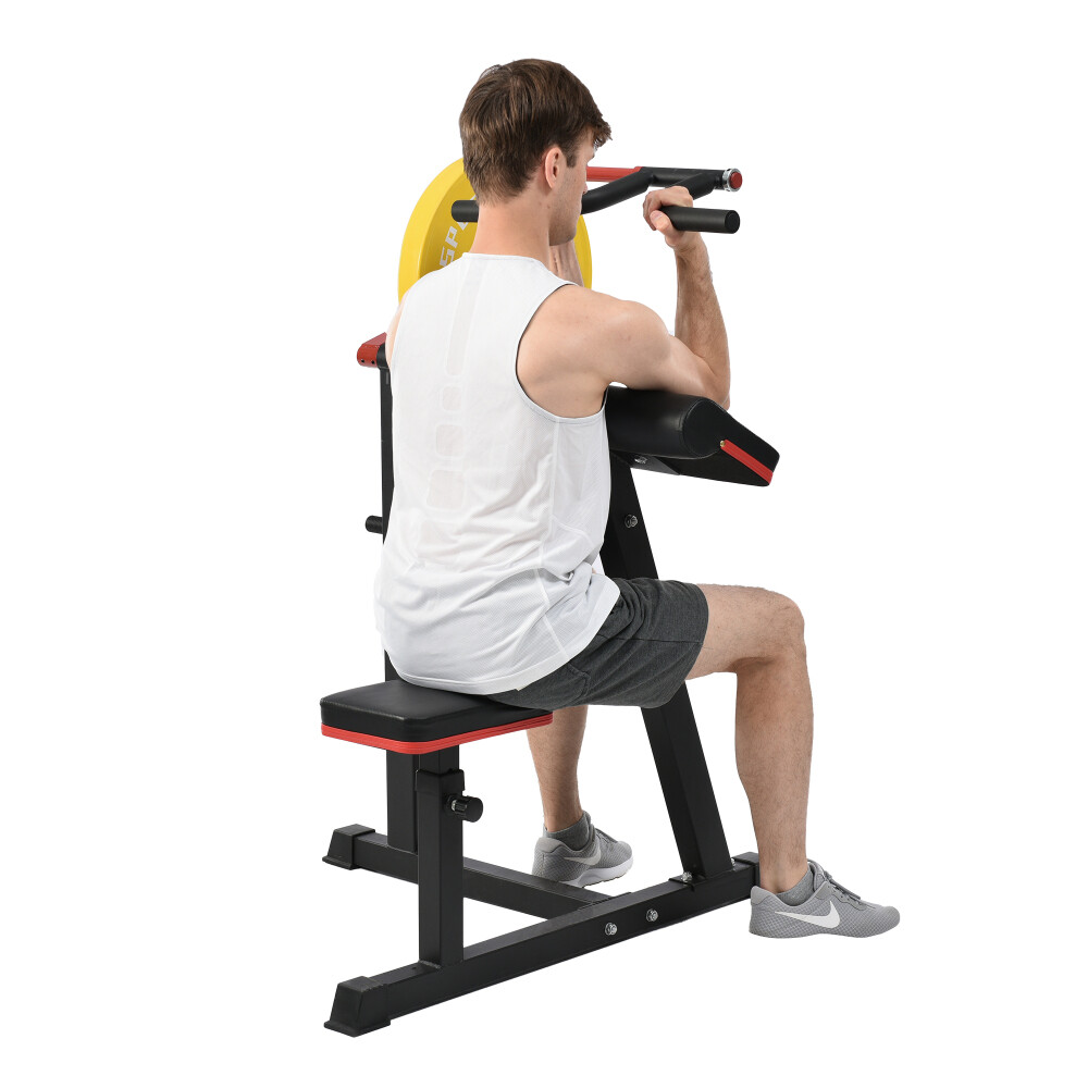 Bicep Tricep Curl Machine with Adjustable Seat, Bicep Curls and Tricep ...