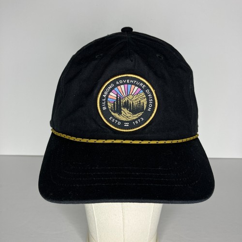 Billabong Adventure Division Black Snapback Adjustable Hat | eBay