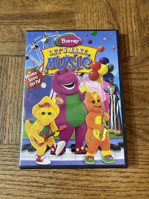 Barney Let’s Make music DVD | eBay