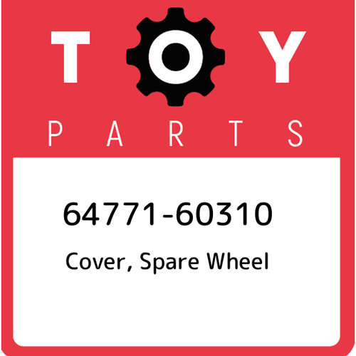 64771-60310 Toyota Cover, spare wheel 6477160310, New Genuine OEM Part ...