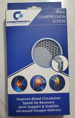 Compressa Knee Compression Sleeve For Women & Men, Knee Braces for Knee ...