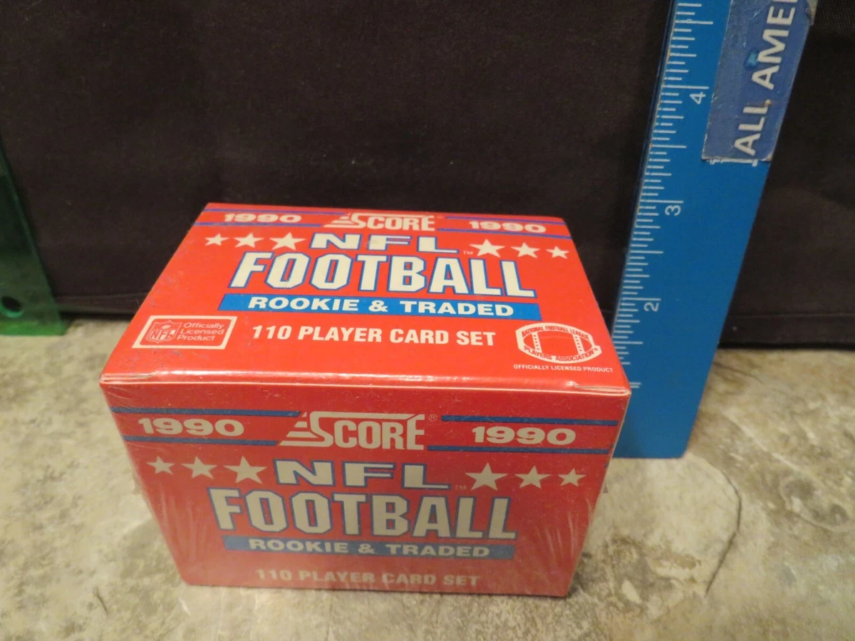 discounted online sales Score NFL football 1990 series brand new unopened pack 34!years old ...