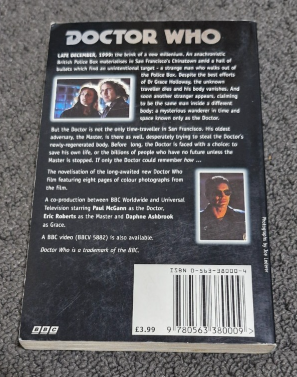 Doctor Who 1996 TV movie novelisation paperback book Gary Russell ...