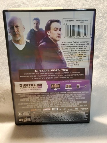 The Prince (DVD, 2014) Bruce Willis John Cusack Jason Patric | eBay