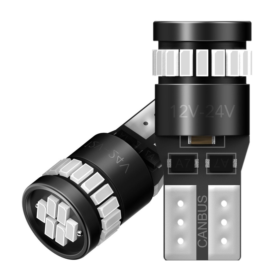 AUXITO T10 194 LED Red Dome License Stop Light Bulb High Power Super ...