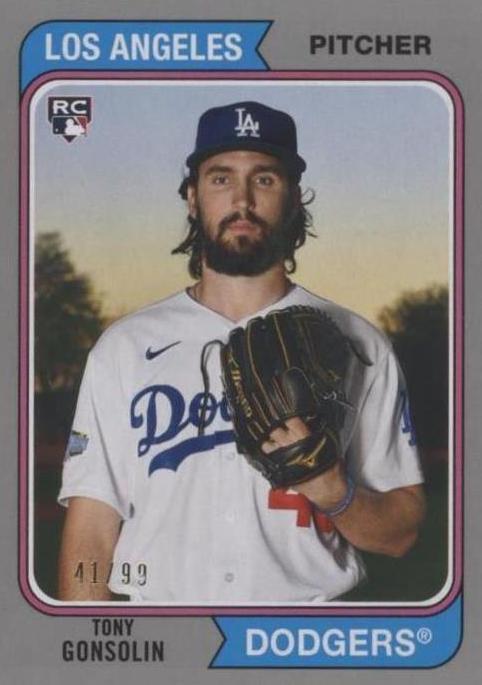 2020 Topps Archives - 1974 Topps Tony Gonsolin #133 Silver /99 (RC) for ...
