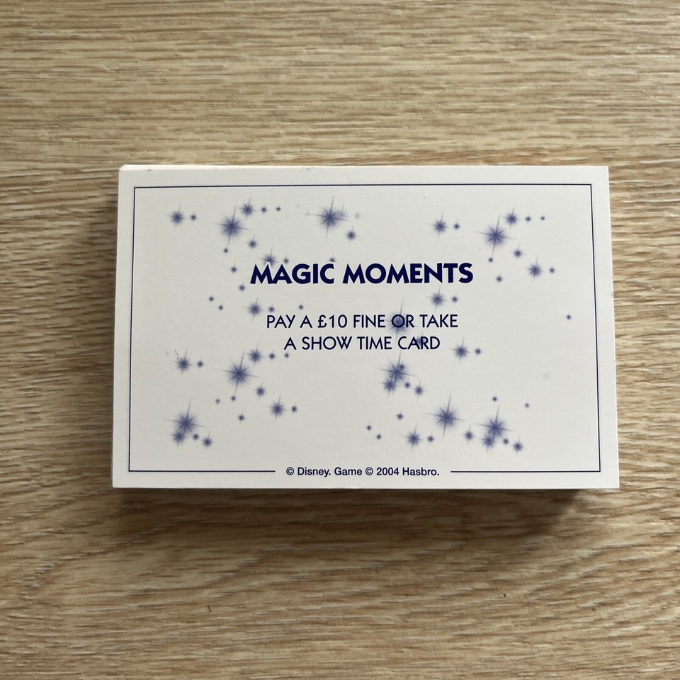 MONOPOLY Disney Pop Up Castle Edition ~ Set of 16 x MAGIC MOMENTS Cards ...