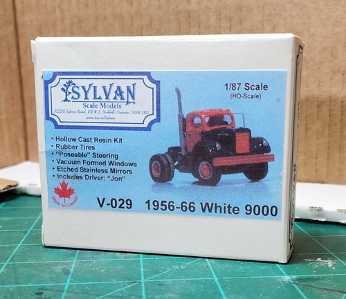 Ho Scale Sylvan Scale Models 1956-66 White 9000 | eBay