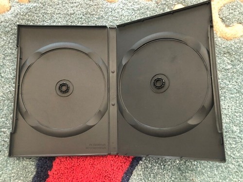 100 TOP QUALITY SCANAVO NEW 14MM DOUBLE BLACK DVD CASES DVDDGRAY(R56 ...
