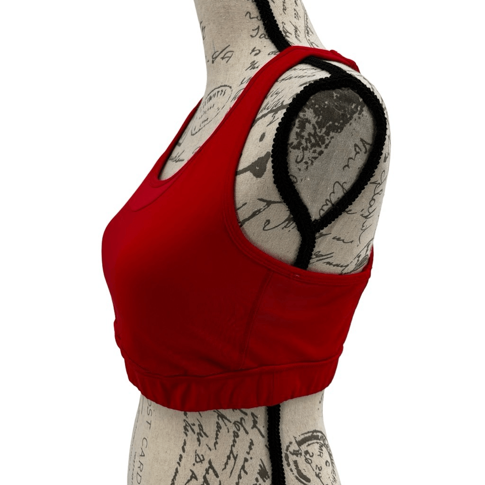 Spyder Active Open Back Sports Bra Red Large | eBay
