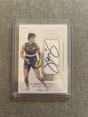 SELECT 2019 AFL SUPREMACY FRANCHISE FUTURE SIGNATURE LEWIS YOUNG 54/70 ...