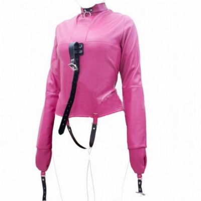 Rose Asylum Straight Jacket Costume S/M L/XL BODY HARNESS Restraint ...