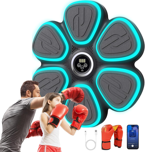 Music Boxing Machine for Adults Kids, Smart Bluetooth Boxing Training ...