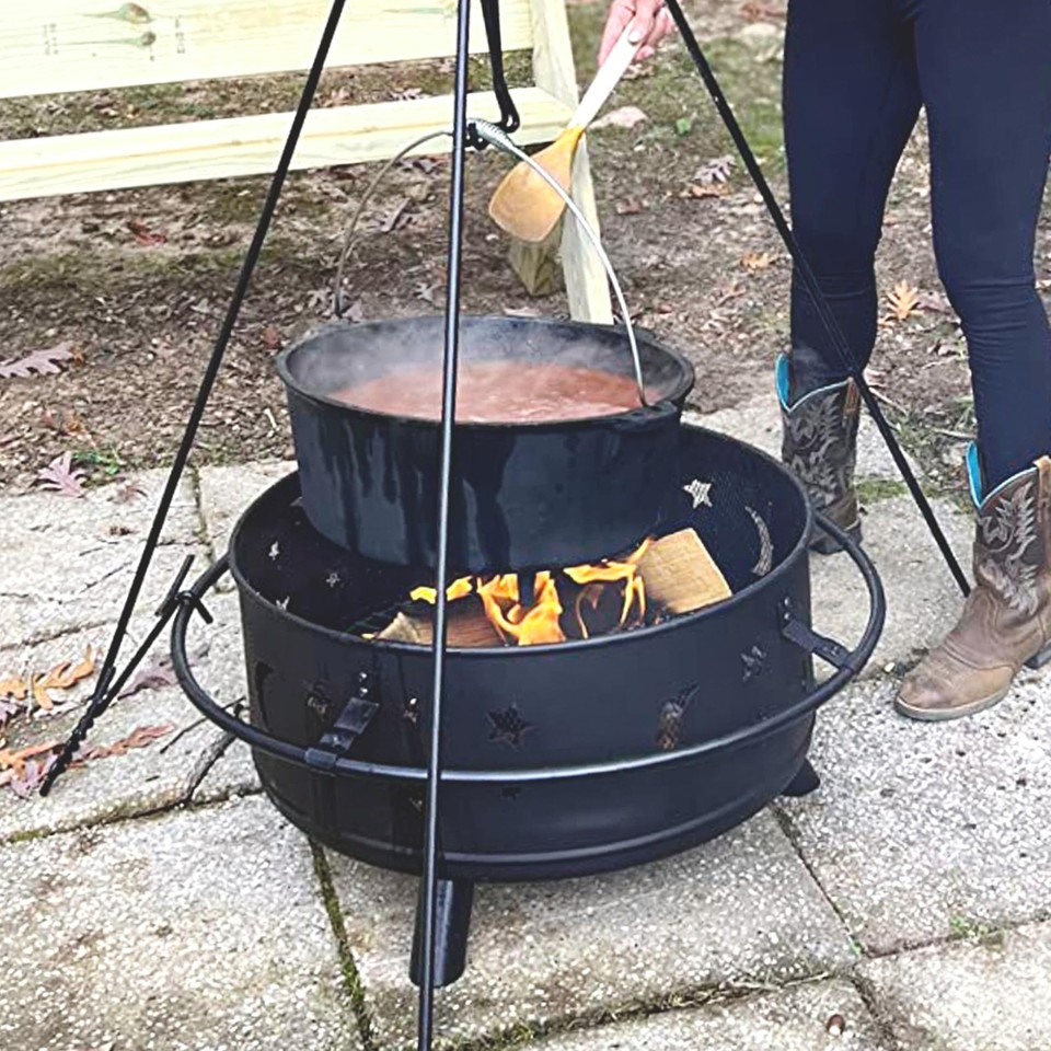 20QT Cast Iron Dutch Oven with Lip Lid & Bail Handle – Extra Large Pre ...