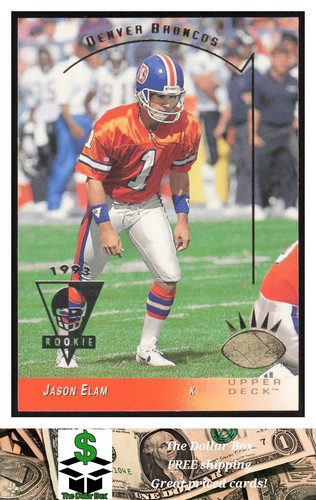 1993 SP #75 Jason Elam RC - Denver Broncos | eBay