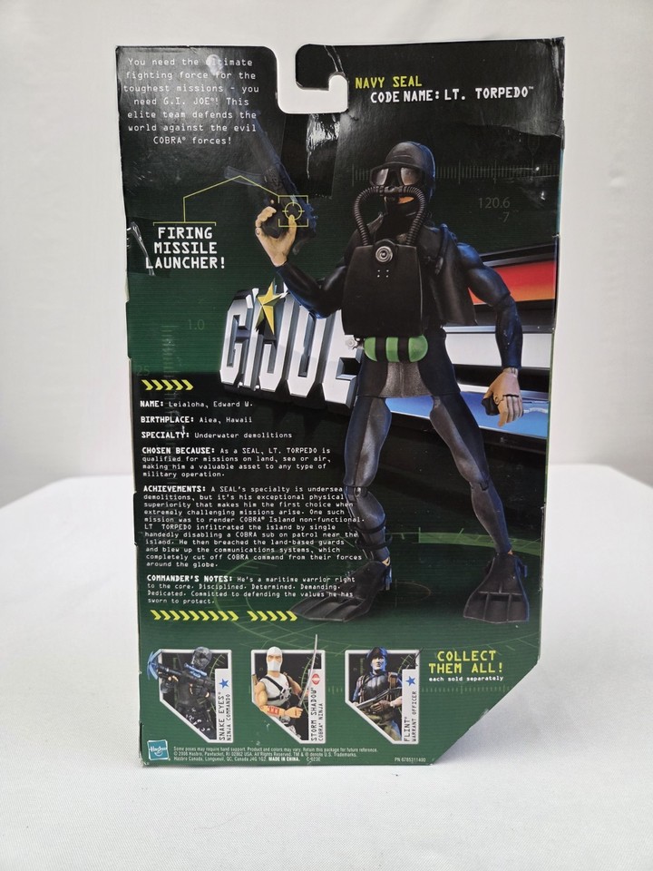GI Joe Navy Seal Code Name: Lt. Torpedo 1/6 Scale Hasbro 2008 | eBay