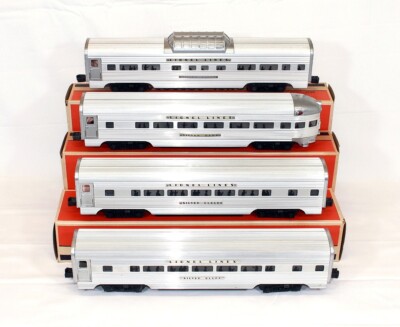 Mint Brand New Postwar Lionel 2531, 2532, 2533 & 2534 Passenger Car Set ...